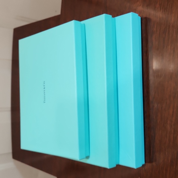 Tiffany & Co. | Accessories | 3 Tiffany Co Empty Boxes With Logo Tissue ...
